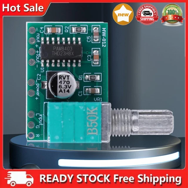 PAM8403 DIGITAL AUDIO Amplifier Board 5V Digital Amplifier Board 3W*2 USB Power £3.23 - PicClick UK