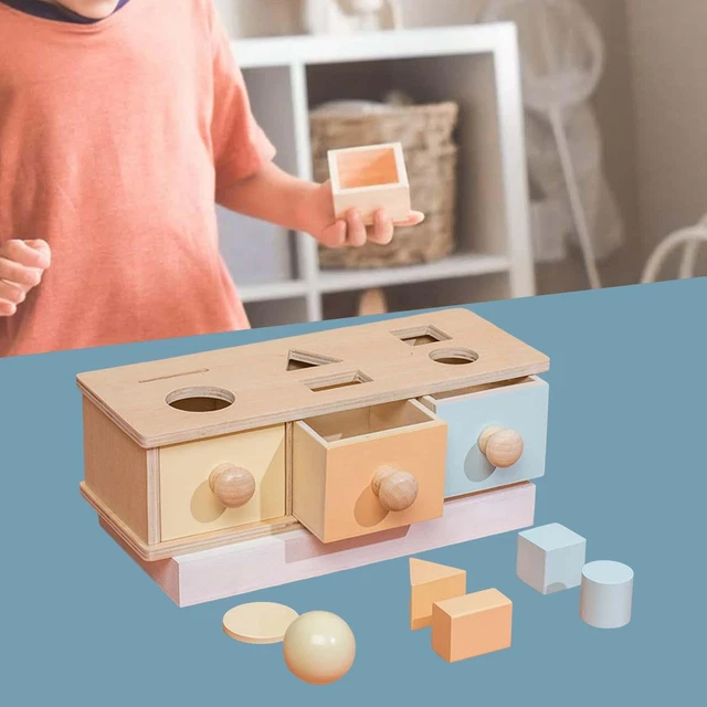 BOÎTE À PIÈCES En Bois Jouet de Développement Jouet D'apprentissage EUR ...