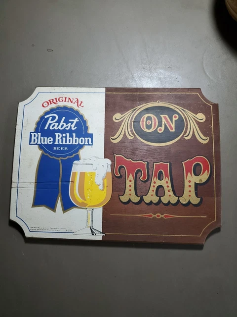 Vintage Pabst Blue Ribbon Beer Signs FOR SALE! - PicClick UK