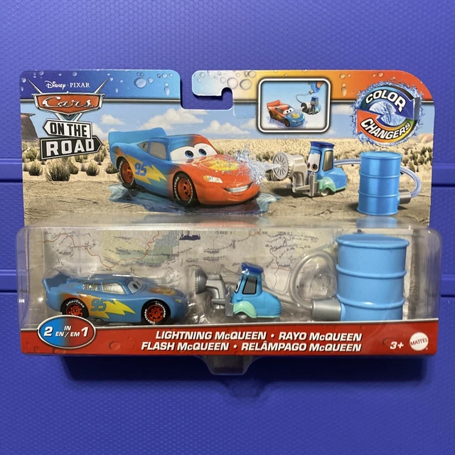 MATTEL DISNEY PIXAR Cars Color Change Lightning McQueen Vehicle (2022 ...