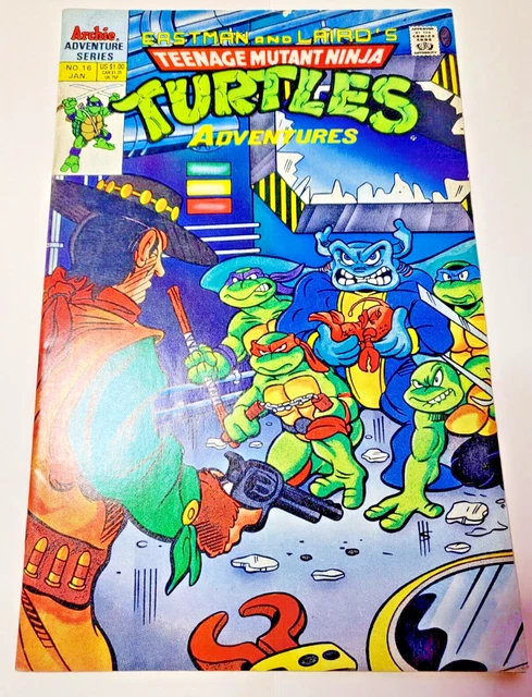 TEENAGE MUTANT NINJA Turtles Adventures #16 Direct Archie Comics 1991 ...