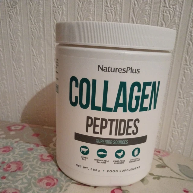 NATURES PLUS COLLAGEN Peptides for Hair, Skin, Nail, Joint Health 588g ...