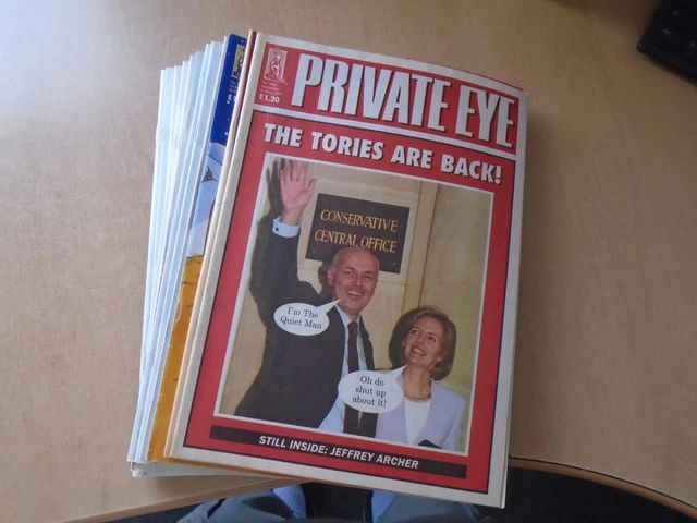 PRIVATE EYE - 15 different issues from between 2002 & 2021. See pics ...