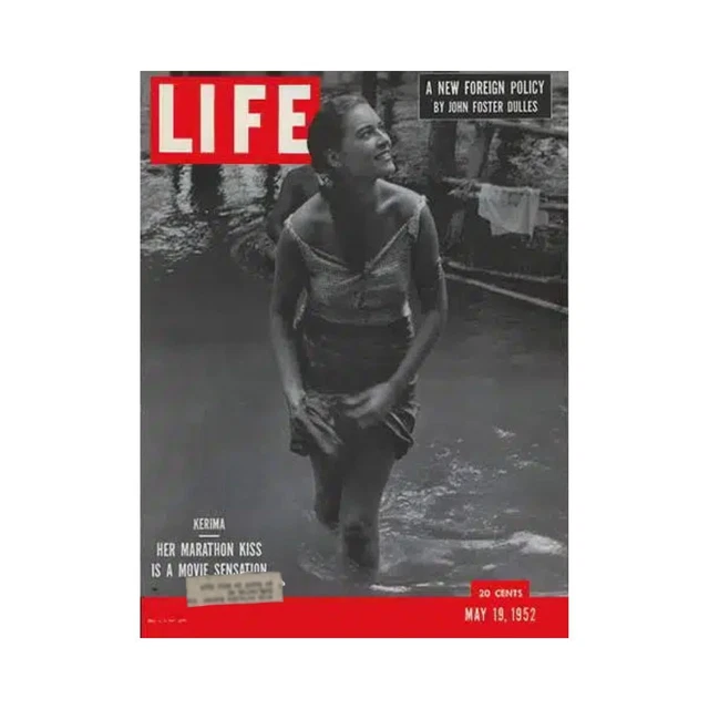 1952 MAY 19 LIFE MAGAZINE - KERIMA MARATHON KISS - BEAUTIFUL Sexy FRONT ...
