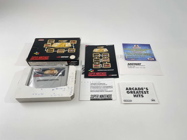 SUPER NINTENDO ARCADE'S Greatest Hits: The Atari Collection 1 EUR Trés ...