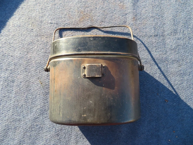 WWII JAPANESE ARMY Mess Kit-Original-Nice Matching Markings-W/ Internal ...