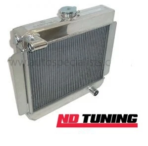 FORD ESCORT MK1 Mk2 XFLOW Crossflow Airtec Alloy Radiator SILVER finish ...