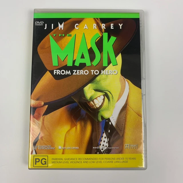 THE MASK (DVD, 1994) Jim Carrey Peter Greene Peter Riegert Region 4 £5. ...