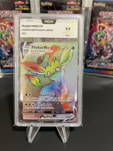 PHYLLALI VMAX FA Rainbow 204/203 Celestial Evolution New PCA PSA ...