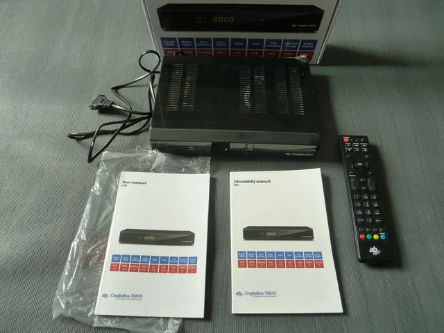 AB CRYPTOBOX 700HD 1080p DVB-S/S2 MultiCAS Digital H.265 Satellite ...