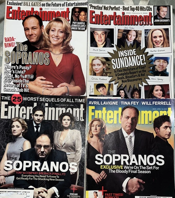 ENTERTAINMENT WEEKLY JAMES Gandolfini Traci Lords Kris Kristofferson ...