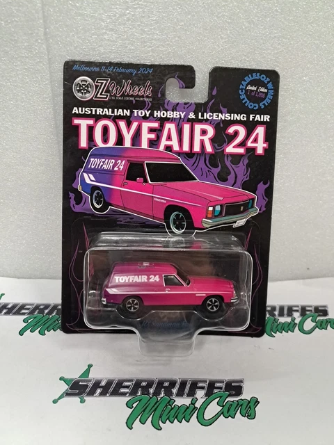 1/64 TOYFAIR '24 Holden HX Sandman PanelVan Oz Wheels - LTD ED Pink Toy ...