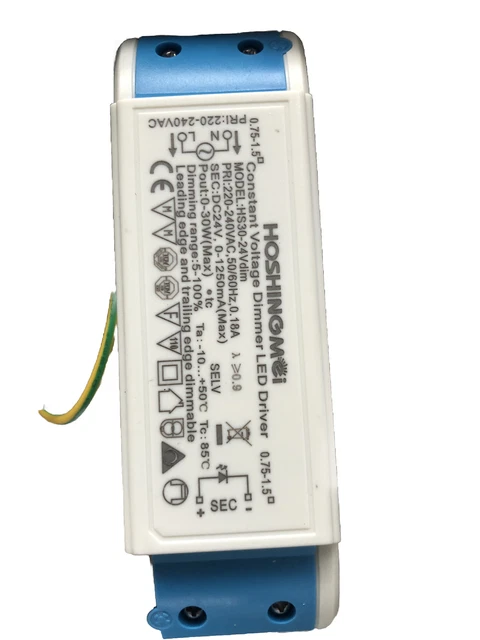 HOSHINGMEI DIMMBAR LED Driver HS30-24Vdim LED Ersatztrafo DC24V. 0 ...
