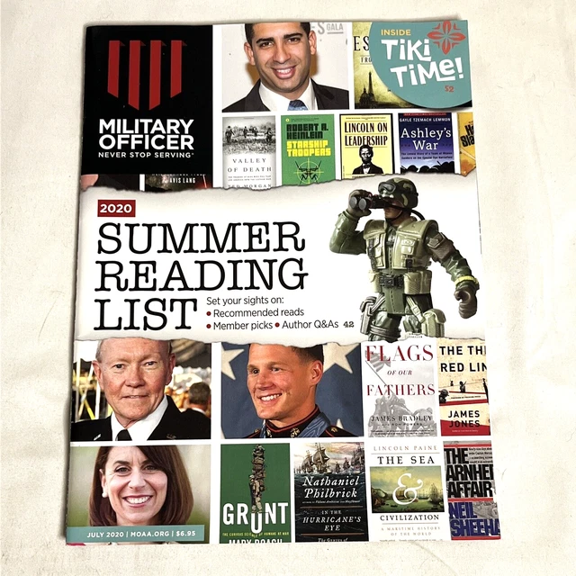 MILITARY OFFICER MAGAZINE MOAA Reading List Tiki Culture Staycation ...