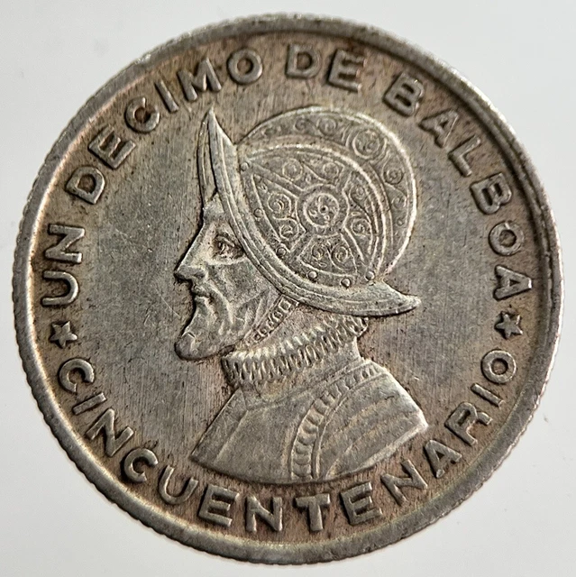 1953 PANAMA 1/4 Balboa Silver Coin | Very High Grade | a8927 £19.38 - PicClick UK