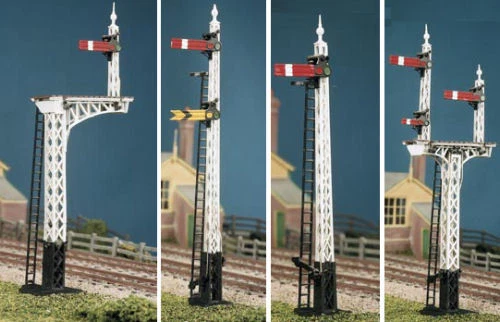RATIO 486 LNER Latticed Post Signal Kit (Makes 4 Signals) '00' Gauge ...