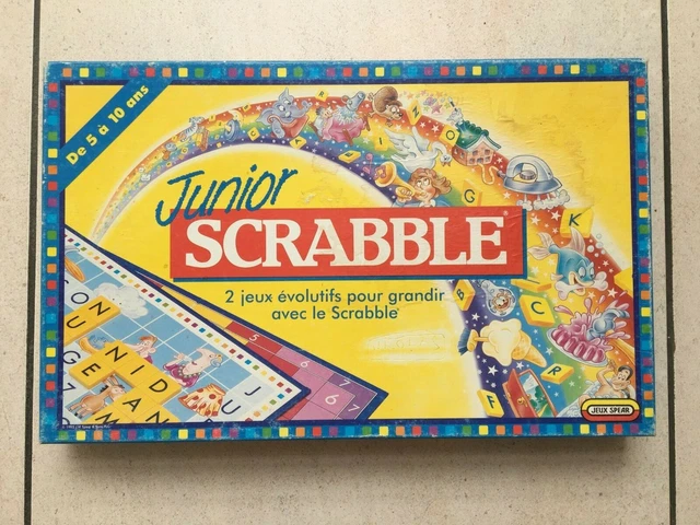 SCRABBLE JUNIOR JEU de société Mattel Company incomplet | Jeu Spear ...