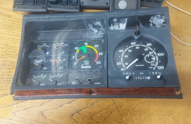 SCANIA 4 SERIES Dash Panels Cluster Clocks Buttons Speedo Vents 94 114 ...