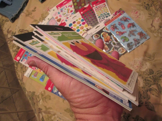 31 NEW AMERICAN Greetings STICKER packs scrap book holidays cartoons ...