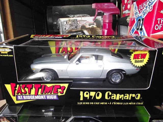 ERTL 1/18 FAST times at Ridgemont high 1970 chevy Camaro silver EUR 99 ...