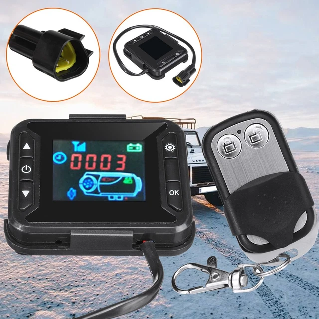 CAR AIR PARKING Diesel Heater Controller Switch Buttons 12V LCD Monitor ...