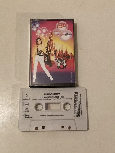 ANNE AU PAYS D’Eurodisney Disney Cassette Audio Vintage EUR 35,00 ...