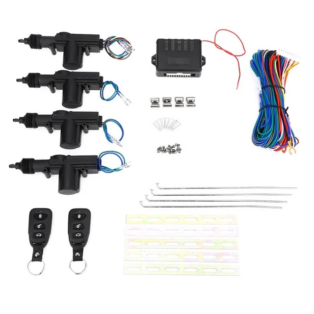 CAR LOCK DOOR Remote Control Keyless Entry System Locking Kit with 4 ...