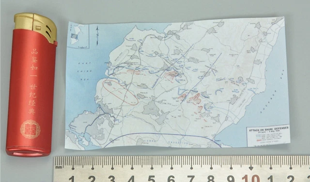 MAP FOR DID A80129 WW2 77th Infantry Division - Sam 1/6 Scale 12 ...