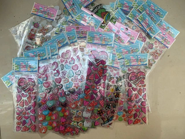 RANDOM 1 SHEET Stickers Teacher Rewards Cute Children 123Cute 2024A EUR ...