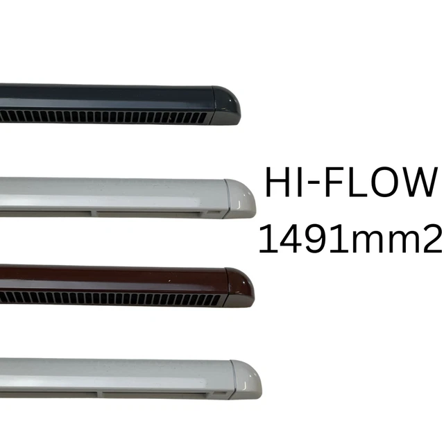 HI-FLOW 4191MM2 RW Simon Trickle Night Slot Vents UPVC Timber Ali ...