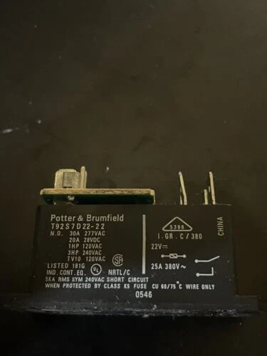T92S7D22-22-01 POWER RELAY 22VDC 6Pin 30A 277Vac HK61EA003 |BK950. $12. ...