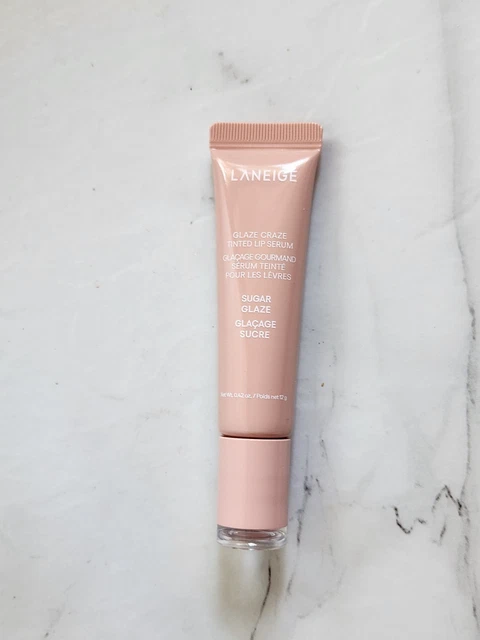 LANEIGE GLAZE CRAZE Tinted Lip Serum in Sugar Glaze 12 g New, Authentic ...