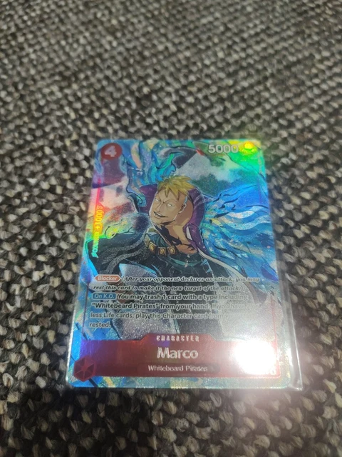 MARCO - OP02-018 - R Alt Art - Red - Paramount War - One Piece TCG £35.00 - PicClick UK