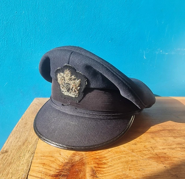 VINTAGE BRITISH AIRWAYS Pilot Cap, Original, Collectable, Display £29. ...