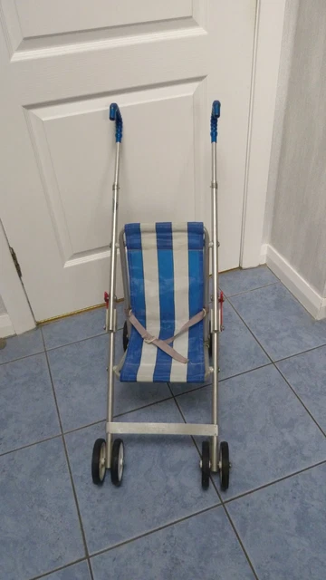VINTAGE MACLAREN PLAY Buggy in Blue and White - Scarce 1970 toy ...
