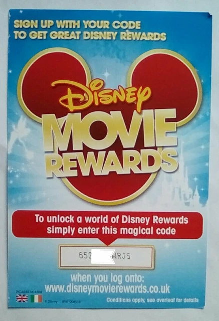 RARE PROMOTIONAL FLYER INSERT Disney Movie Rewards £5.86 - PicClick UK