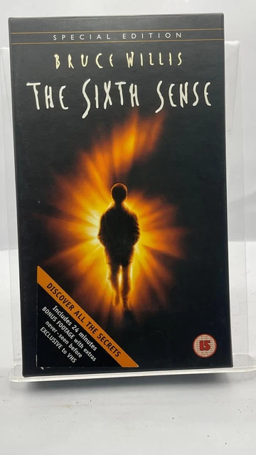 THE SIXTH SENSE VHS Video Tape - Special Edition Cardboard Case Edition ...