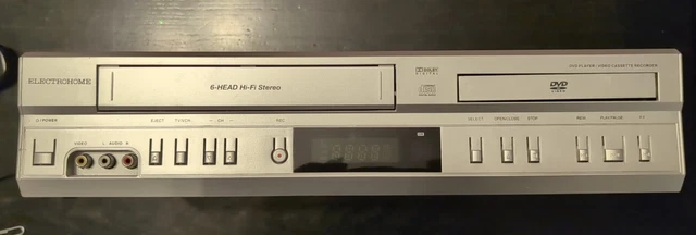 ELECTROHOME DVC510E DVD VCR 6 Head VHS Combo - Working, No Remote ...