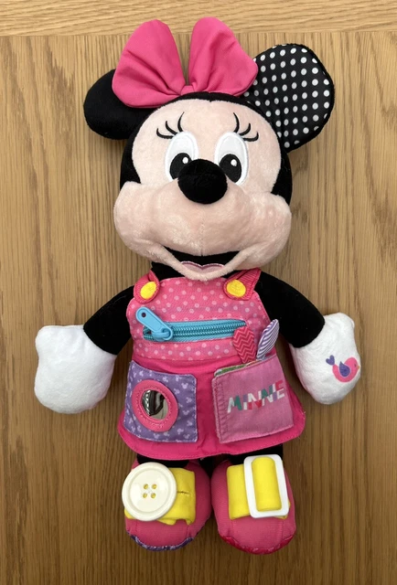 DISNEY BABY MINNIE Mouse Sensory Plush Soft Toy Teddy Clementoni 14” Kids Toy £7.50 - PicClick UK