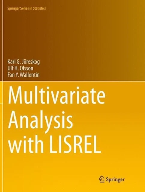 MULTIVARIATE ANALYSIS WITH LISREL by Ulf H. Olsson (English) Paperback ...