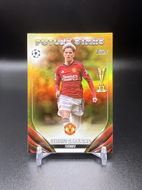 2023-24 ALEJANDRO GARNACHO Future Stars Topps UCC Flagship Man United ...