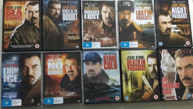 JESSE STONE, 9 Complete DVD Film Collection Plus Tom Selleck, Innocent ...