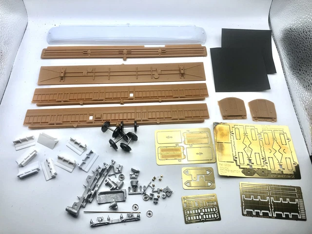 UNASSEMBLED COACH KIT (Ian Kirk??)…..Plastic w/Etched Brass & White ...