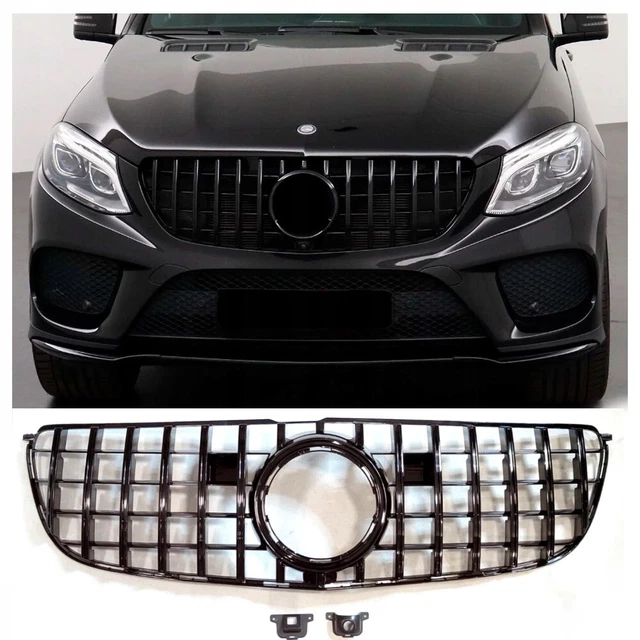 GRILLE DE RADIATEUR Pour Mercedes GLS X166 Noir Panamericana AMG GT ...