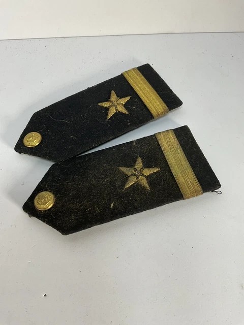 WW2 ERA US Navy Commodore ? Shoulder Boards Epaulettes £15.38 - PicClick UK
