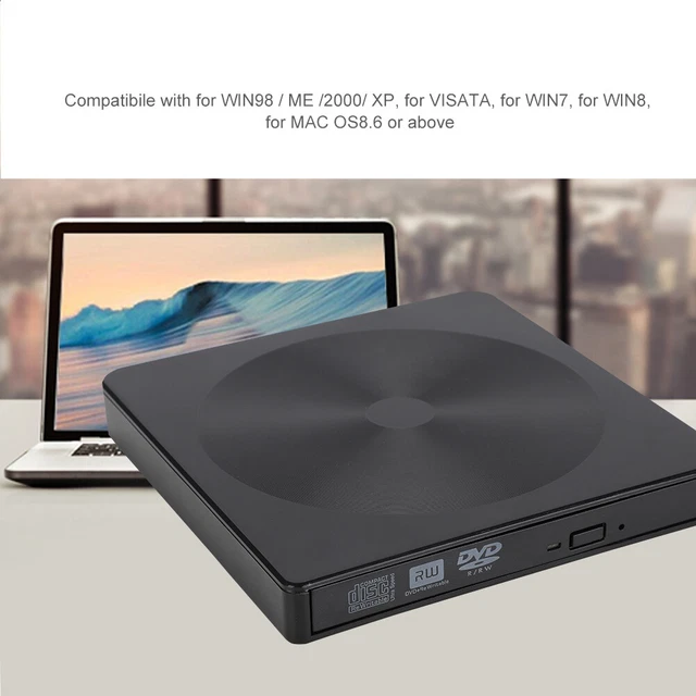 USB 3.0 EXTERNAL DVD Recorder Optical Drive For WIN98 / ME / 2000 / XP ...