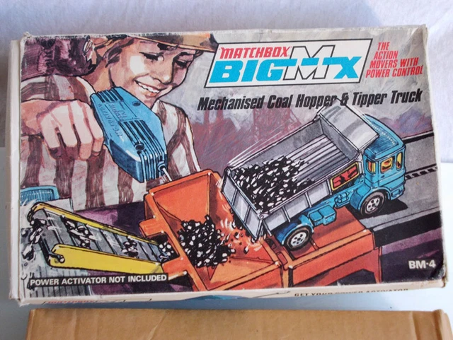 MATCHBOX BIG MX Bm-4 Coal Hopper & Tipper Truck In Ovp Superkings Mint ...