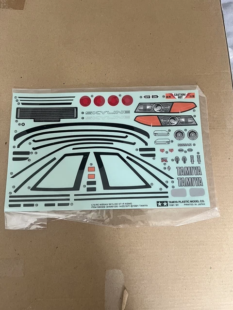 VINTAGE TAMIYA 58099 Nissan Skyline GT-R NISMO Stickers Decals 1991 £25 ...