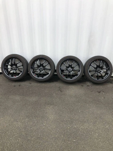 JDM RAYS SKYLINE V35 genuine OP wheel 19 inch 8J+30 FORGED forged 5 ho ...