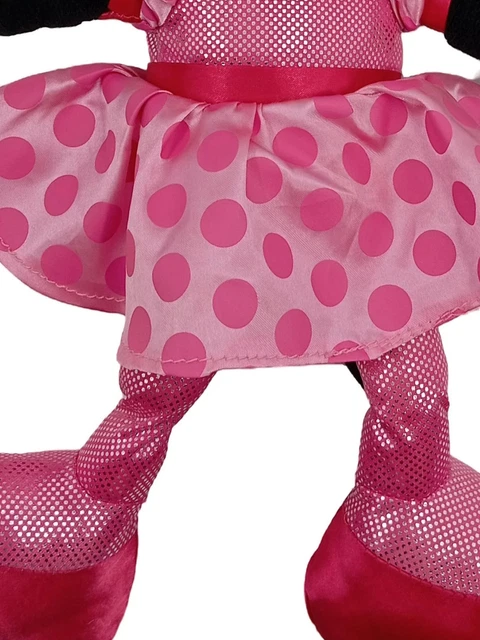 DISNEY MINNIE MOUSE Peluche Rose à Pois 35cm Fille EUR 10,95 - PicClick FR